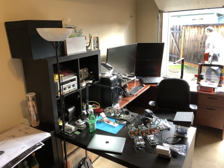 Milo Headquarters, aka George’s garage 🙂 San Jose, early 2018.